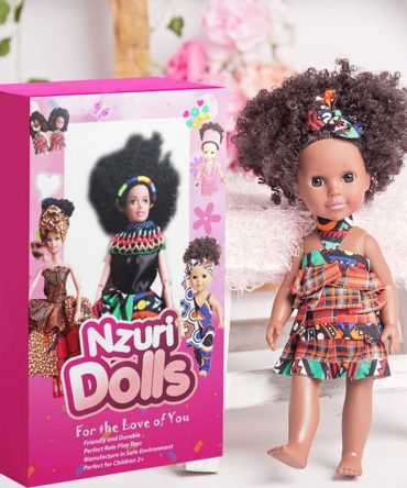 Curly Hair African Doll For Kids - The TJCollectibles